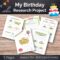 My Birthday Research Project - Homeschool Giveaways