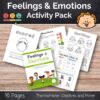 Feelings & Emotions Activity Pack - Homeschool Giveaways