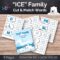 "ICE" Family Cut and Match Words - Homeschool Giveaways