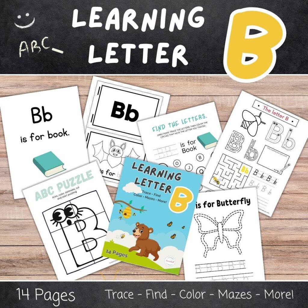 Learning Letter B - Homeschool Giveaways