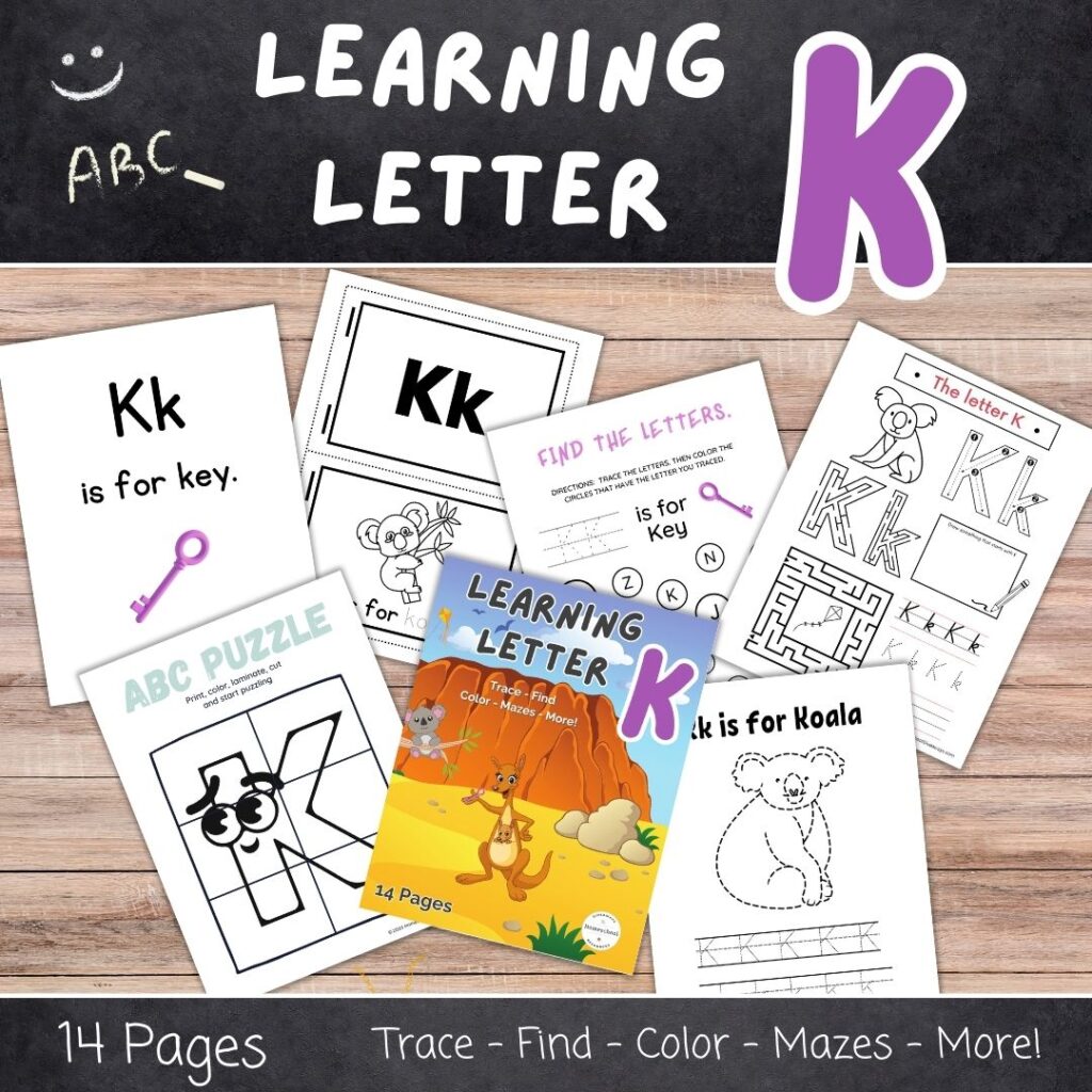 Learning Letter K - Homeschool Giveaways