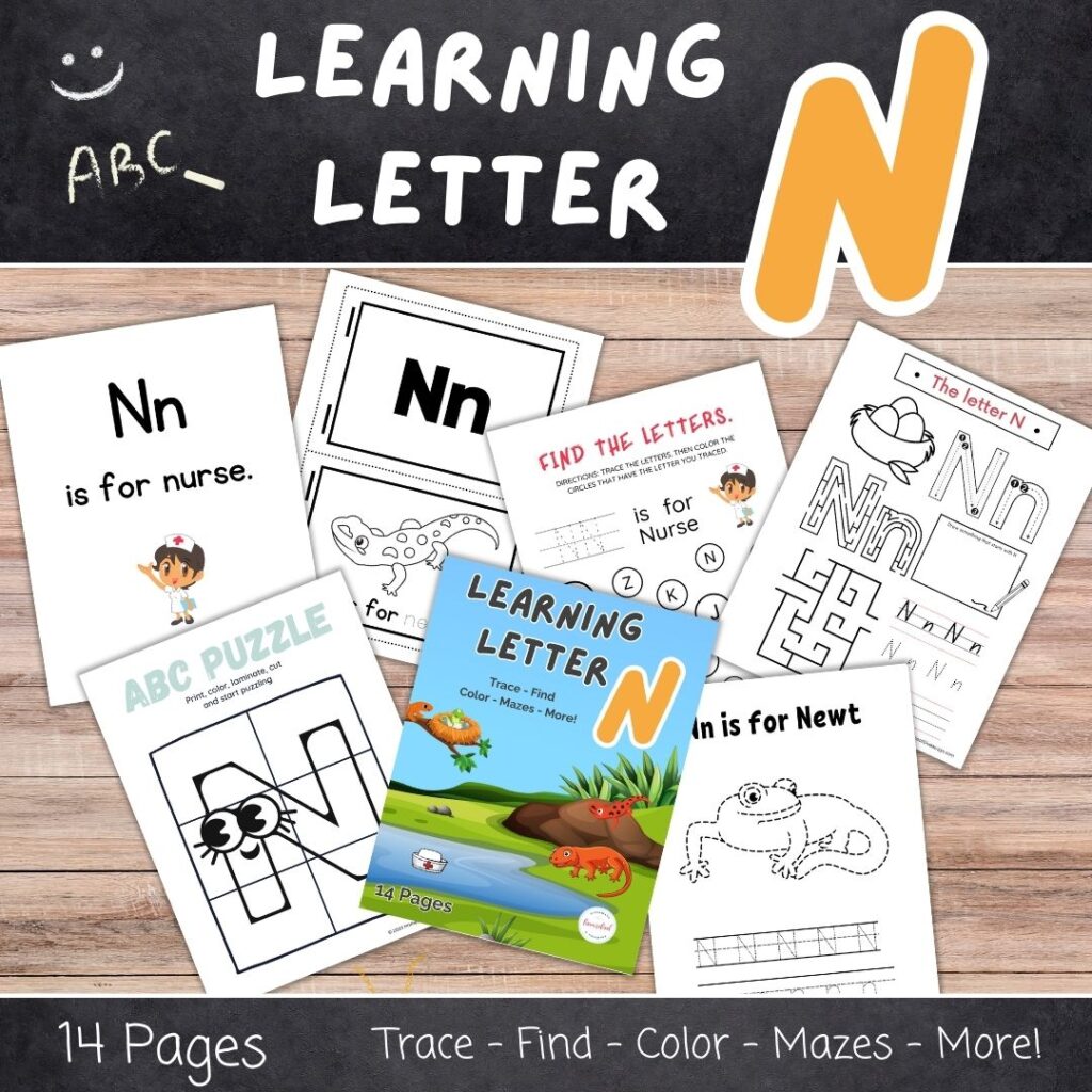 Learning Letter N – Homeschool Giveaways