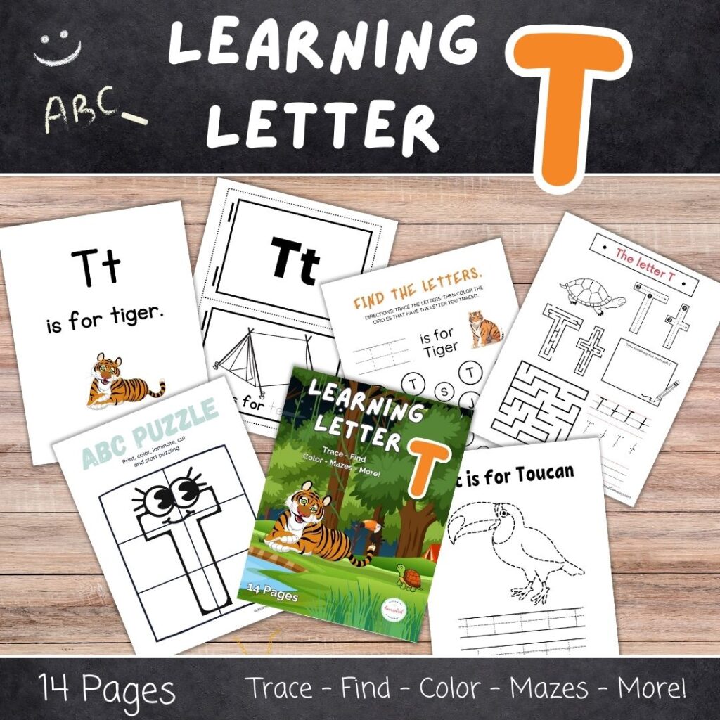 Learning Letter T - Homeschool Giveaways