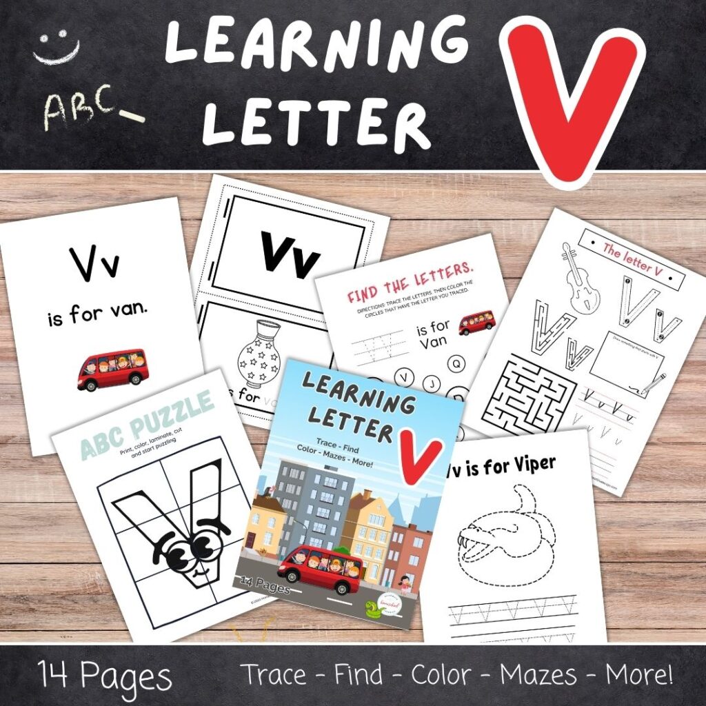Learning Letter V - Homeschool Giveaways