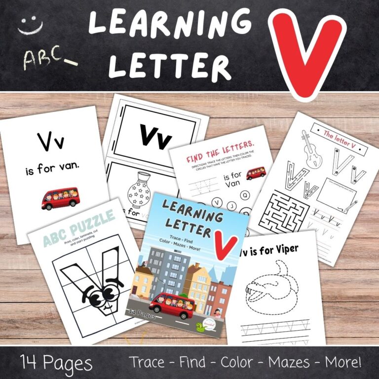 Learning Letter V - Homeschool Giveaways