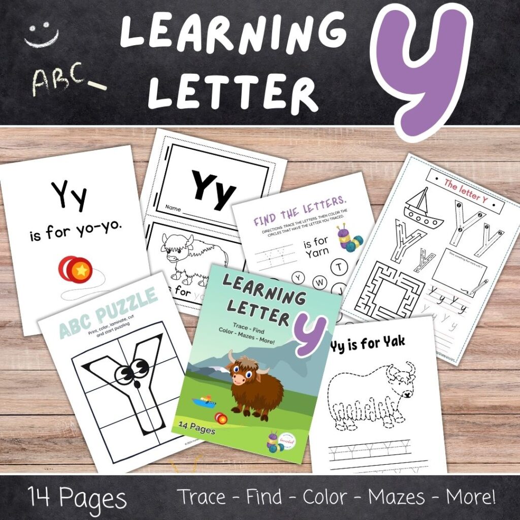 Learning Letter Y - Homeschool Giveaways