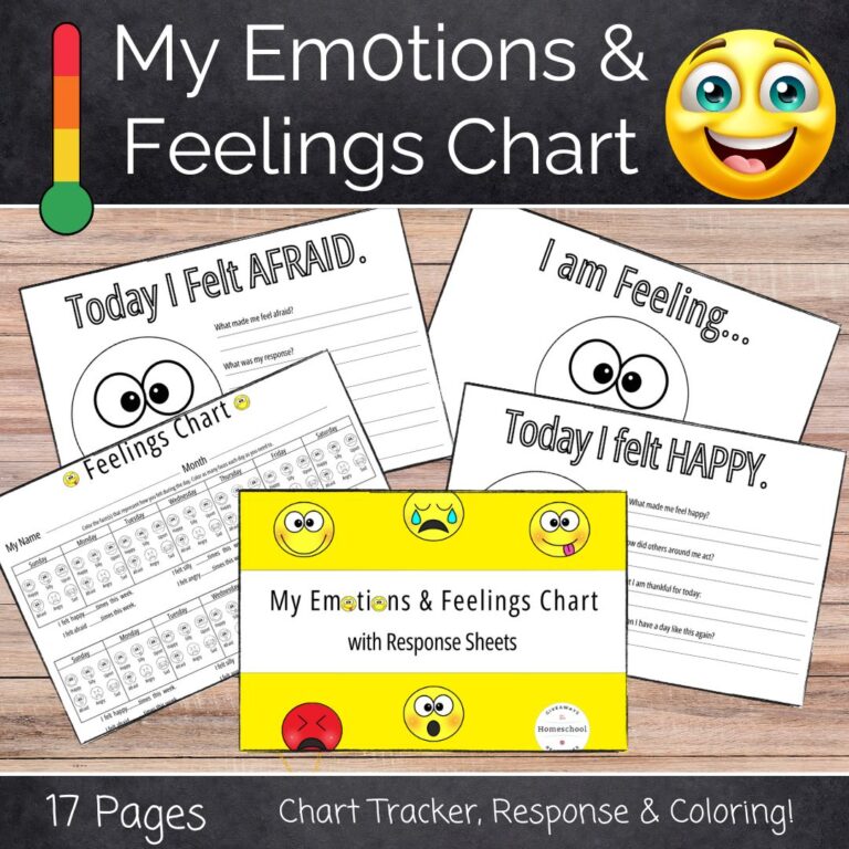 Feelings & Emotions Activity Pack - Homeschool Giveaways