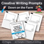 Creative Writing Prompts - Down on the Farm - Homeschool Giveaways