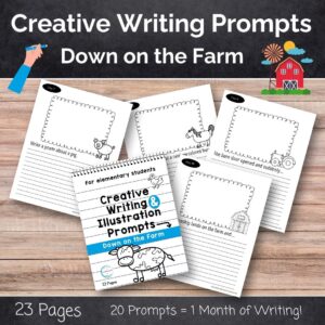 Creative Writing Prompts - Down on the Farm - Homeschool Giveaways