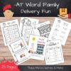 -AT Word Family Delivery Fun - Homeschool Giveaways