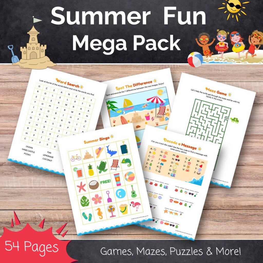 Summer Fun Mega Pack for Kids - Homeschool Giveaways
