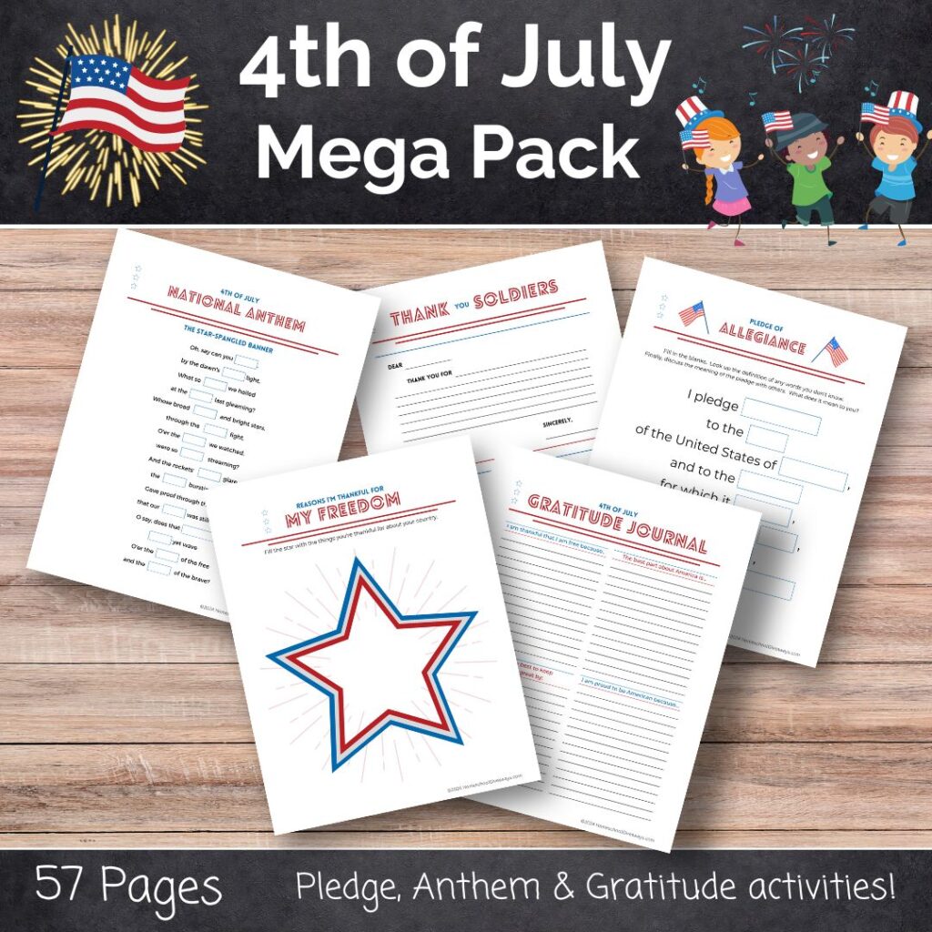 Mega 4th of July Activities Pack - Homeschool Giveaways