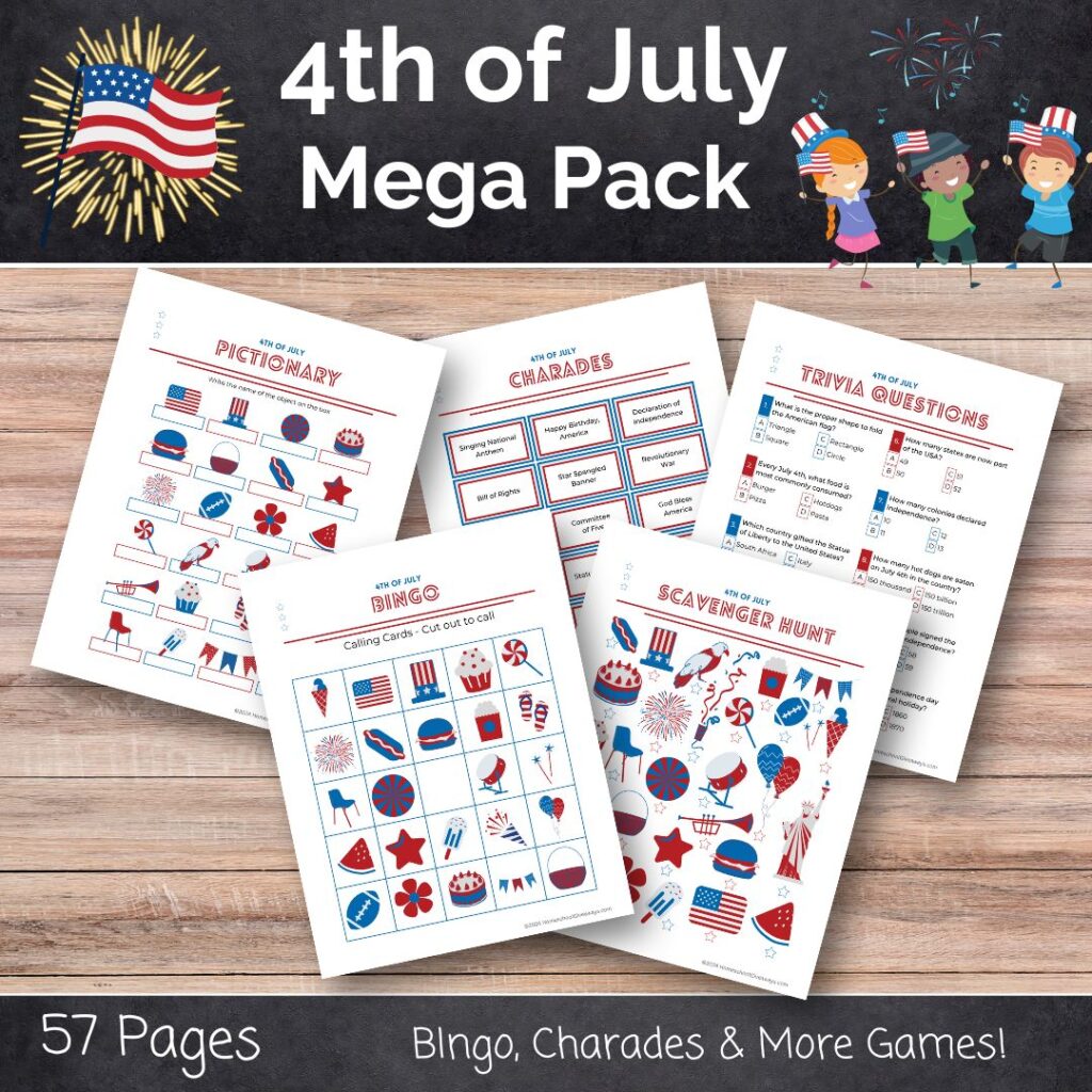 Mega 4th of July Activities Pack - Homeschool Giveaways