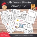 AN Word Family Delivery Fun - Homeschool Giveaways