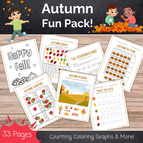 Autumn Fun Activity Pack - Homeschool Giveaways