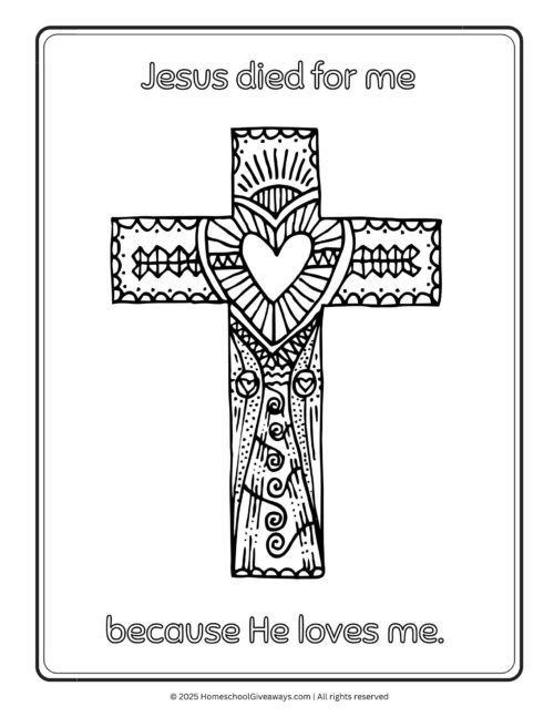 Jesus Lives | Easter Coloring Pages and Worksheets - Homeschool Giveaways