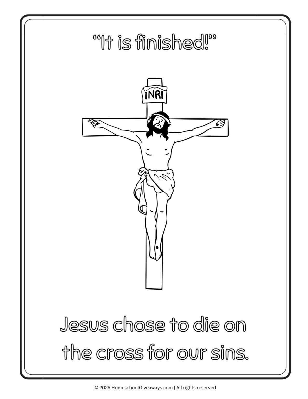 Jesus Lives | Easter Coloring Pages and Worksheets - Homeschool Giveaways